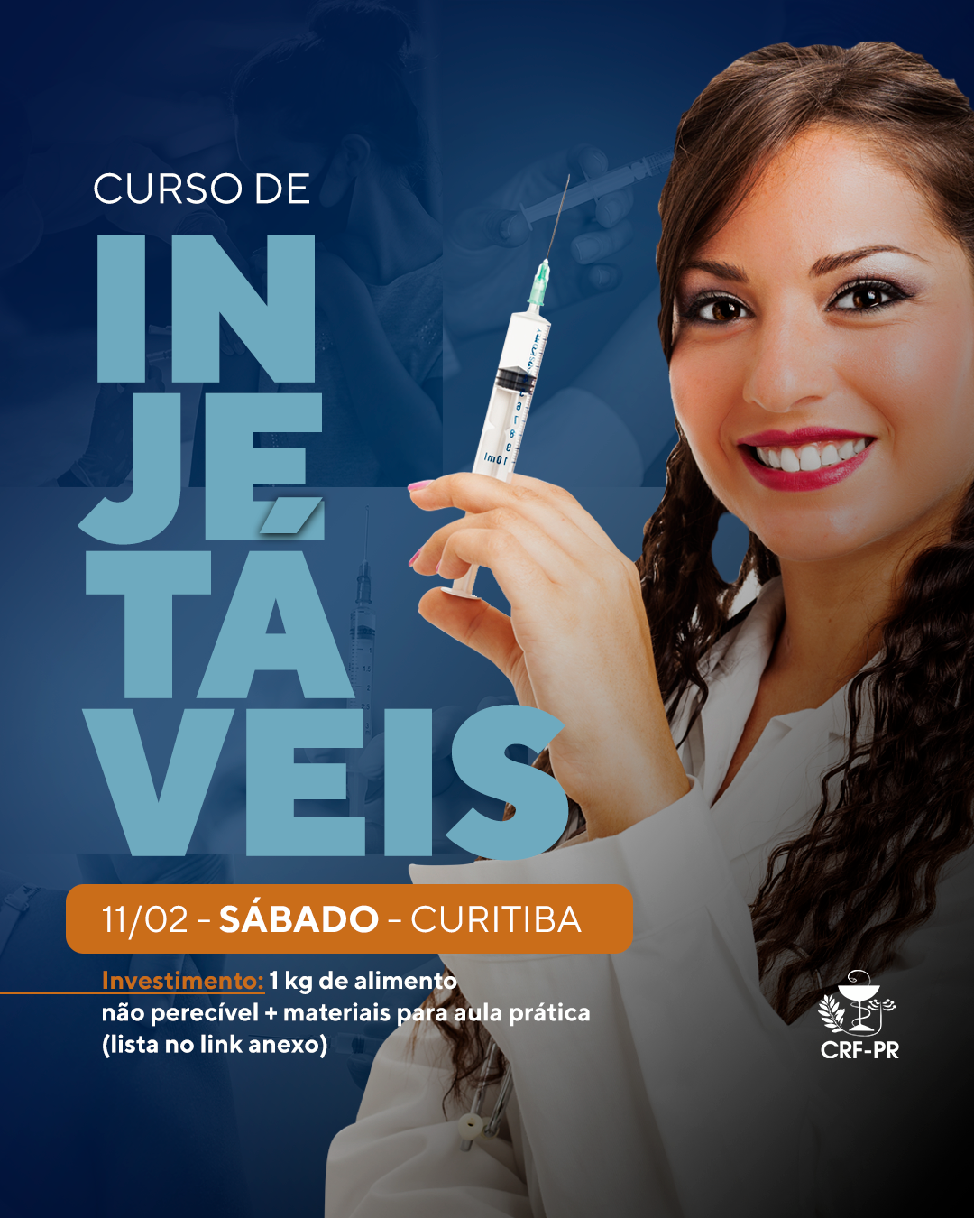 CRF-PR | [CURITIBA] Curso de Injetáveis