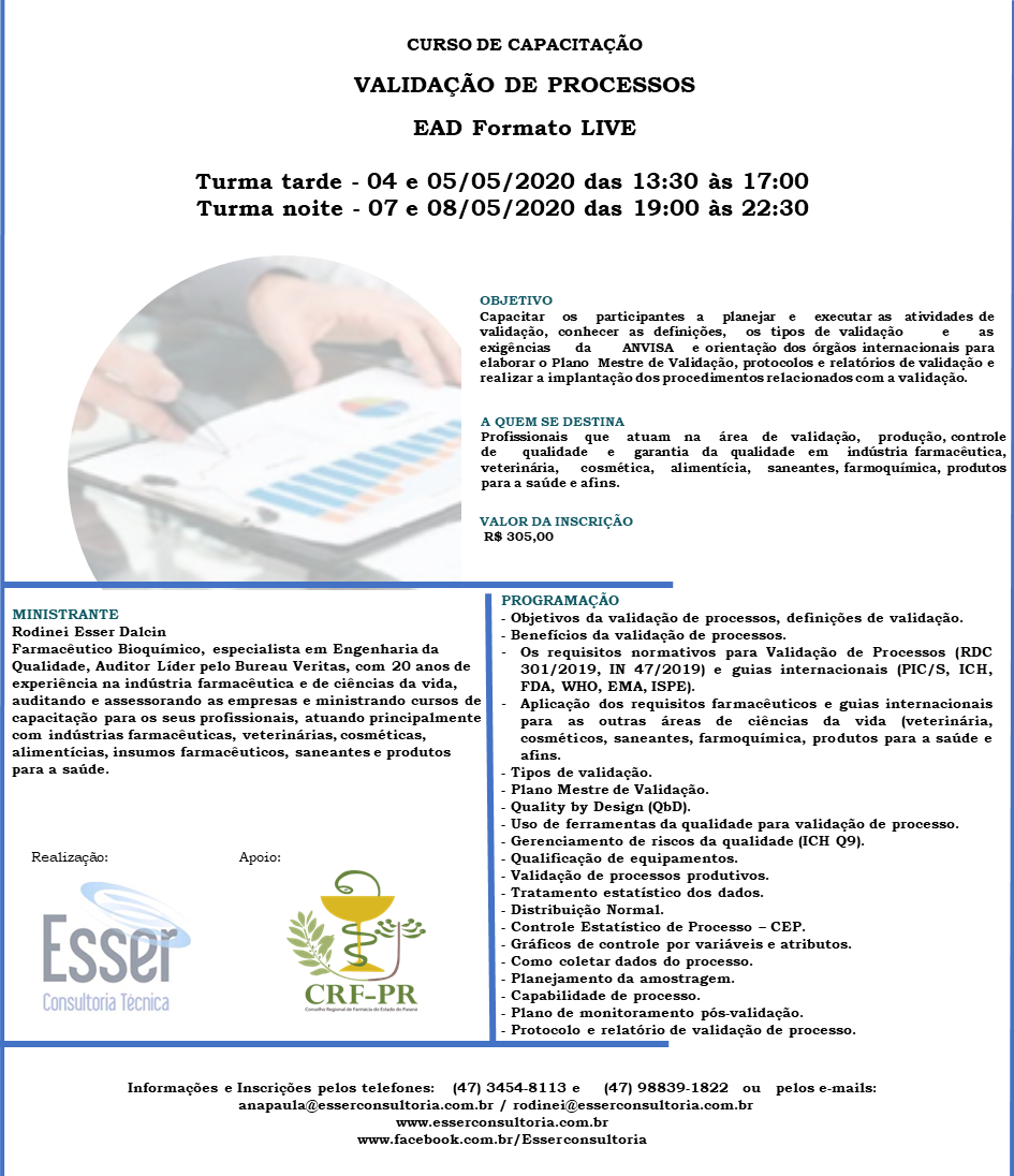 CRF-PR | Validação de Processos - EAD Formato Live